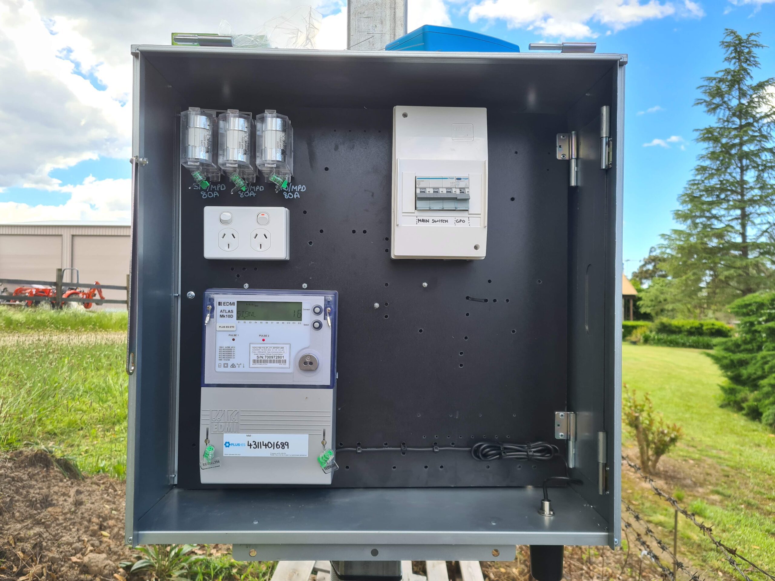 New 3 Phase Overhead, Private Pole Installation and Switchboard ...